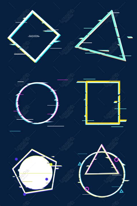 Vibrato 결함 바람 빛 테두리 컬렉션 Png 일러스트 무료 다운로드 Lovepik