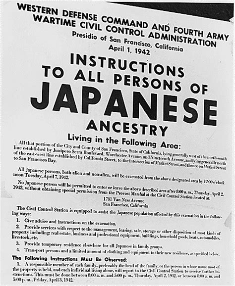Executive Order 9066 February 19 1942 Important Events On February