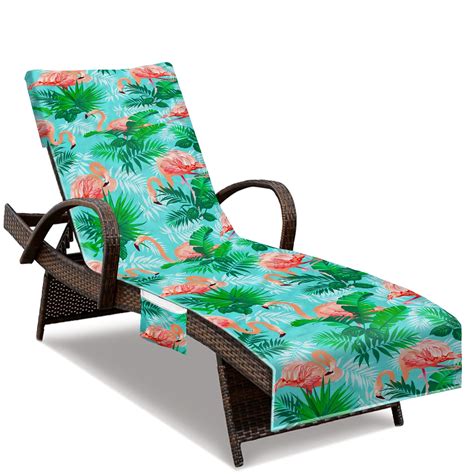 Poedist 85 X 30 X 010 Flamingo Theme Green Outdoor Lounge Chair