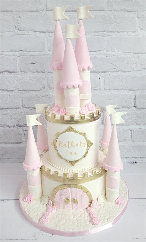 Pink Castle Themed Cake Paris Themed Princess Birthday Cake First