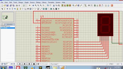 Tutorial PIC Microcontroller Pic18f452 Interfacing With Common Anode Seven Segment YouTube