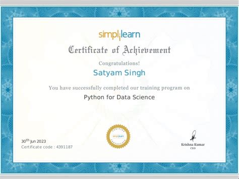 Proud To Share I Am Delighted To Announce That I Have Successfully Achieved A Certification In