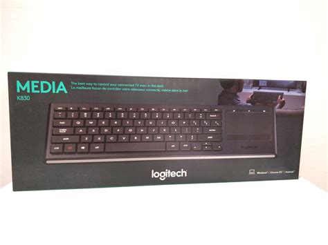Logitech K830 Illuminated Living Room Keyboard With Built In Touchpad Computers And Tech Parts