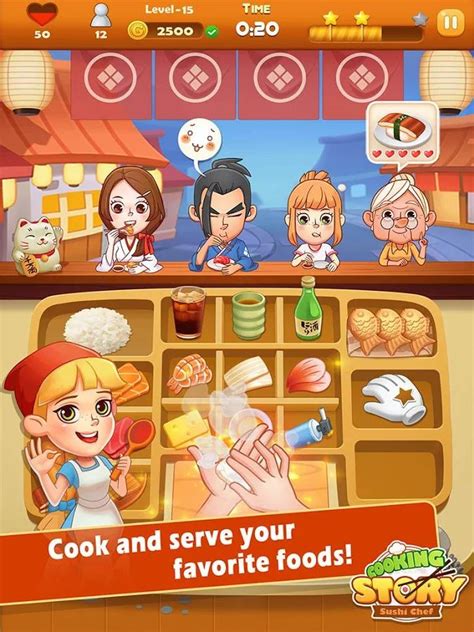 Sushi Master Cooking Story Capture Décran Игровые арты Проекты