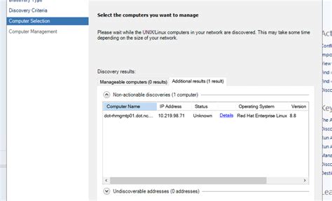 Scom 2019 Deploying Agents To Rhel 8 Servers Keeps Failing Exit Code 1 Errors Microsoft Qanda