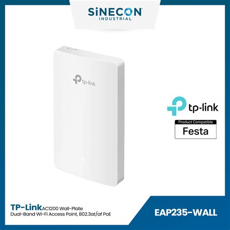 Tp Link Eap Wall Ac Wall Plate Dual Band Wi Fi Access Point Compatible