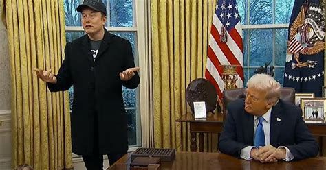 Trump Gives Elon Musk An Oval Office Sendoff Crediting Him With