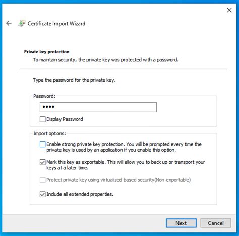Openvpn Connect Import The Pkcs 12 Certificate Key Pair From A File