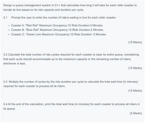 Solved Design A Queue Management System In C ﻿that