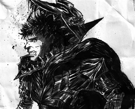 Guts Berserk Fan Art A3 Etsy