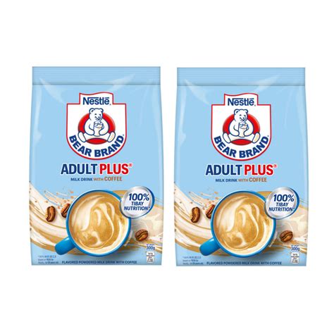 Bear Brand Adult Plus Powdered Milk Drink With Coffee 300g