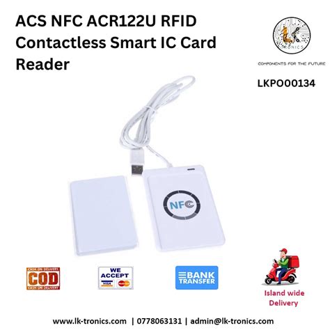 Acs Nfc Acr U Rfid Card Reader Contactless Smart Ic Lk Tronics