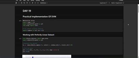 Rudrakshya Dash On Linkedin 100daysofmachinelearning Python Svm
