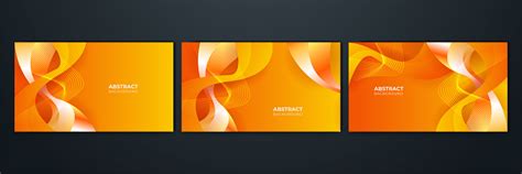 현대 오렌지 노란색 추상 배경 종이 빛나고 프리젠 테이션 디자인을위한 레이어 요소 벡터 비즈니스 기업 기관 파티 축제 세미나 및 회담을위한 소송 0명에 대한 스톡 벡터 아트