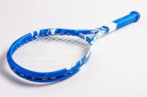 Racquetball Racket With A White Background Premium Ai Generated Image