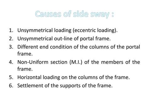 Analysis Of Frames Using Slope Deflection Method Pptx Physics Science
