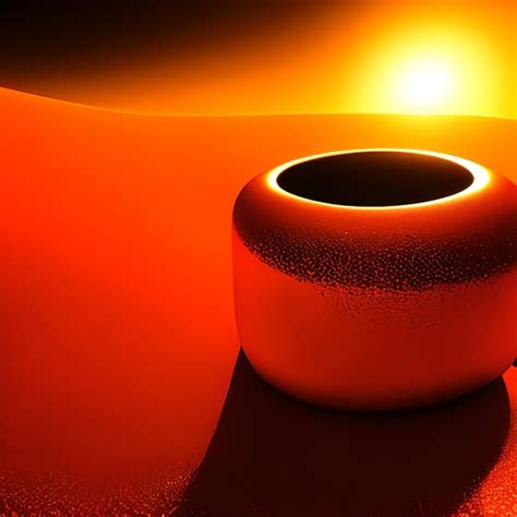 Premium Ai Image Round Glow Generative Ai