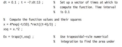 Solved Finding Signal Energy And Power Of Signals Using MATLAB Using Answer Transtutors