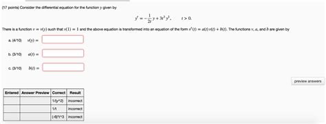 Solved There Is A Function V V Y Such That V 1 1 And Chegg Com