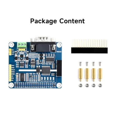 Electronikz Waveshare Isolated Rs485 Rs232 Expansion Hat For