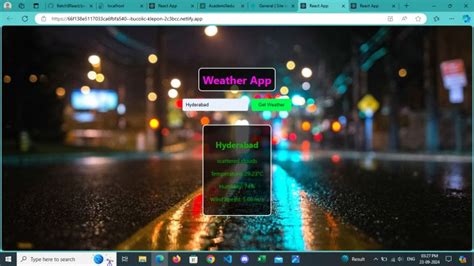 Vijay Dandu On Linkedin Weatherapp Reactjs Webdevelopment Javascript Codingjourney Portfolio