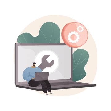 Computer Troubleshooting Abstract Concept Vector Illustration Computer Troubleshooting