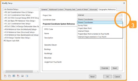 Revit Ifc Export Settings
