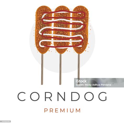 한국 길거리 음식 벡터 일러스트 레이 션 옥수수 개 핫양 톡케비 핫도그 가공육에 대한 스톡 벡터 아트 및 기타 이미지 가공육 감자튀김 건강에 좋지 않은 음식 Istock