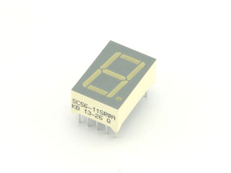 14cm 1 Digit 7 Segment Led Red Kiwi Electronics 14cm 1 Digit 7 Segment Led Red Kiwi Electronics