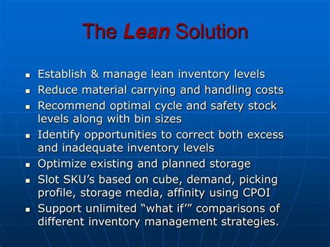 Ppt Lean Inventory By Design Powerpoint Presentation Free Download