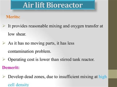 Types Of Bioreactor PPTX Biotech And Biomedical Industry Industries