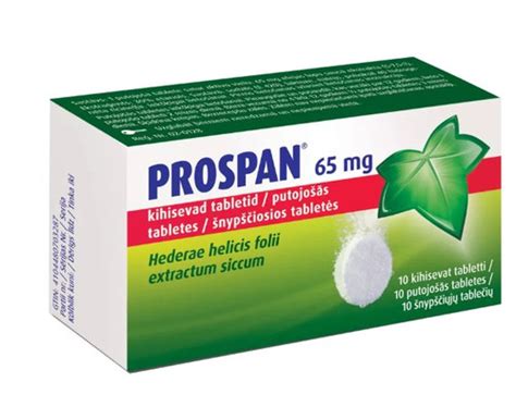 Prospan 65mg Effervescent Tablet Lenapharm