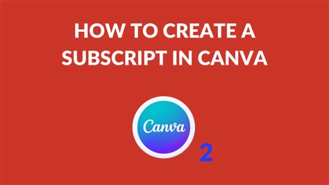 How To Create A Subscript In Canva Template Fonts