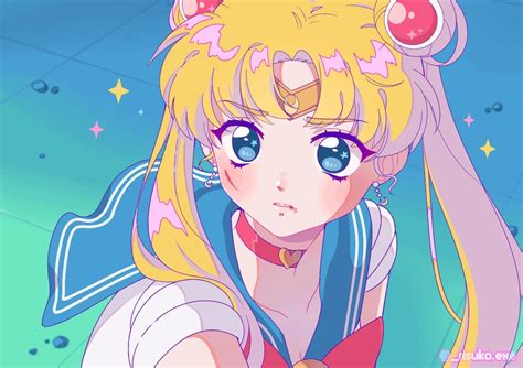 Tsukino Usagi And Sailor Moon Bishoujo Senshi Sailor Moon Drawn By