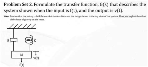 Answered Problem Set 2 Formulate The Transfer Bartleby