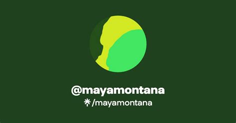Mayamontana Instagram Facebook Tiktok Linktree