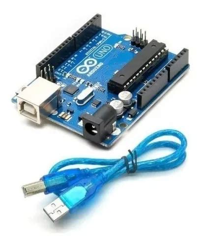 Placa Compatible Arduino Uno R3 Con Atmega Cab Usb