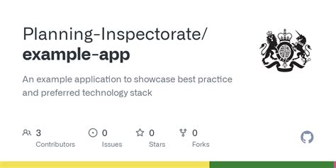 Github Planning Inspectorateexample App An Example Application To
