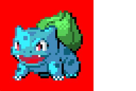 Pixel Art Pokemon Bulbasaur