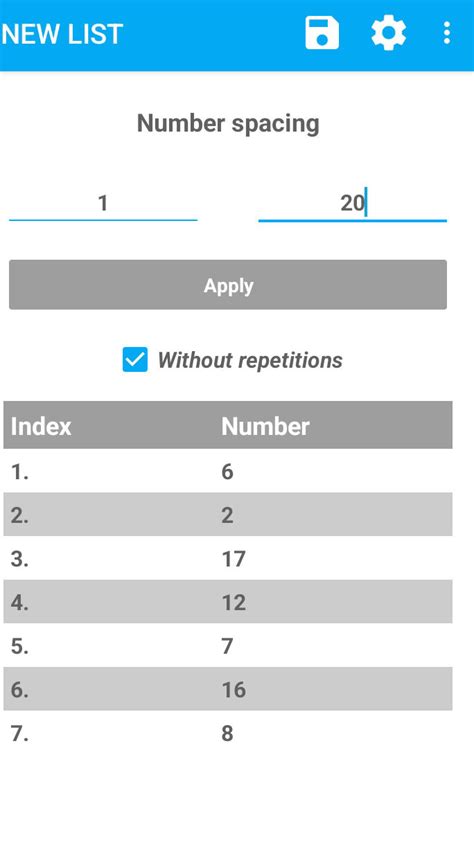 NEW LIST Number Spacing Apply Without StudyX