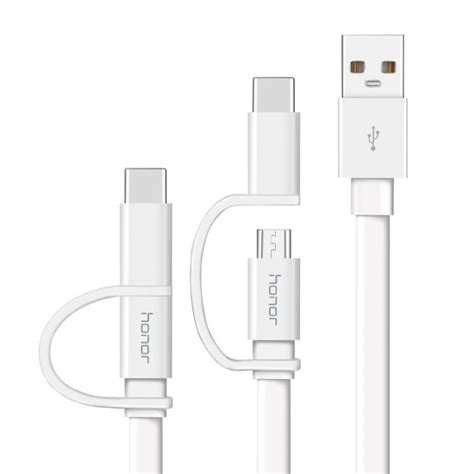 Original Huawei Honor In Micro Usb Type C Fast Charge Data Cable