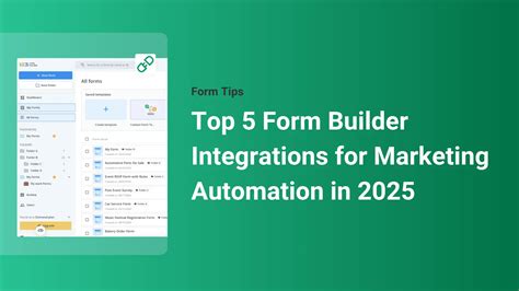 Top 5 Form Builder Integrations For Marketing Automation In 2025