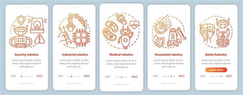Attribution Modeling Types Onboarding Mobile App Page Screen Vector