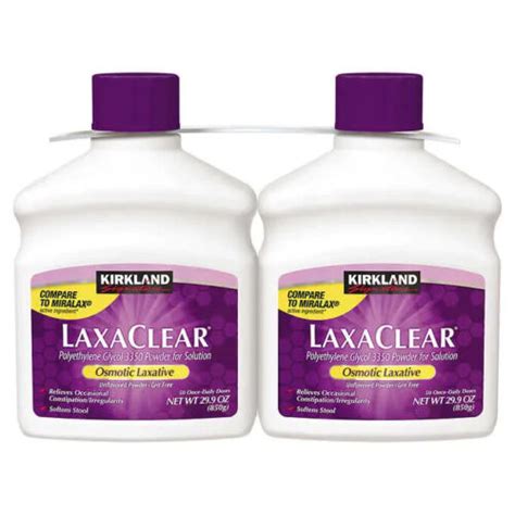 New Kirkland Signature Laxaclear 100 Doses Free Delivery Ebay