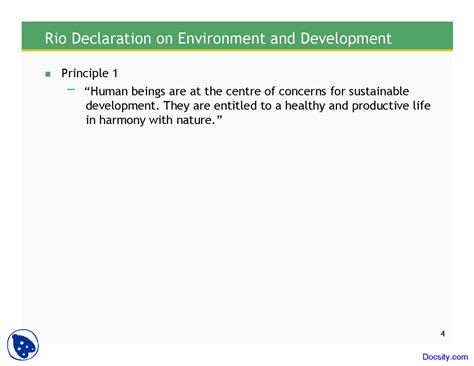 Rio Declaration Marketing Lecture Slides Docsity