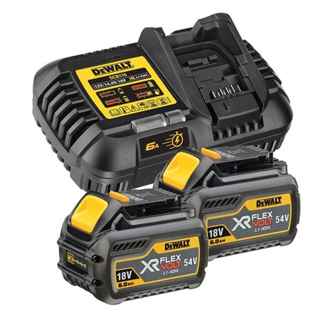 Dewalt Dcb546 K2 Xr Flexvolt 18v 54v Power Kit With 2x Dcb546 Batteries