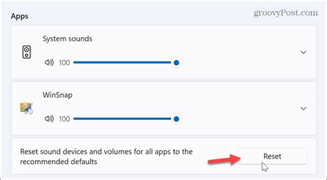 How To Reset Audio Settings On Windows 11