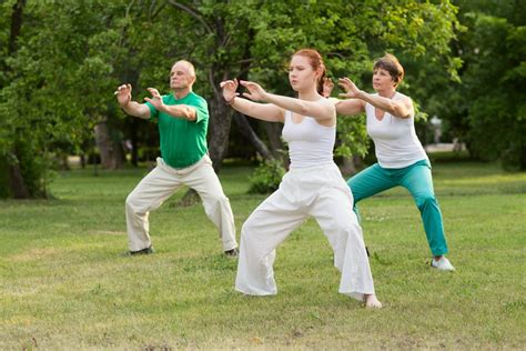 Download Caption Practicing Qi Gong In Ancient Chinese Environment