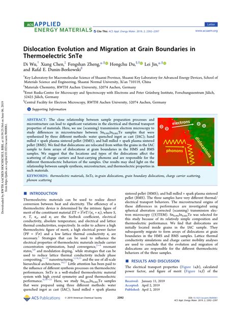 Pdf Dislocation Evolution And Migration At Grain Boundaries In