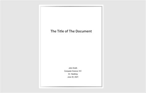 How To Make A Custom Cover Page In Microsoft Word